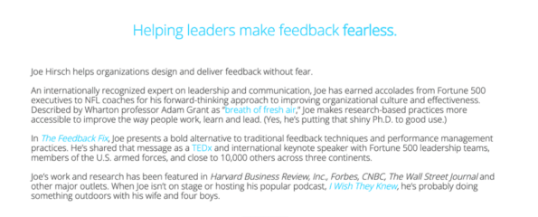 How to write a speaker bio (with examples) — The Speaker Lab