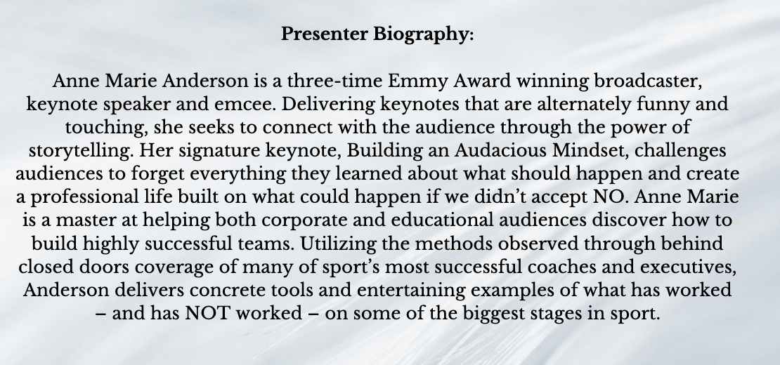 Effective Conference Speaker Bios: 9 Examples That Stand Out — The ...